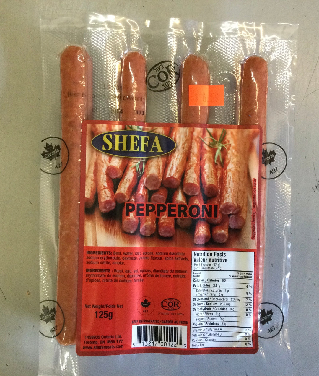 Shefa Deli - Pepperoni Sticks – KFWarehouseBC